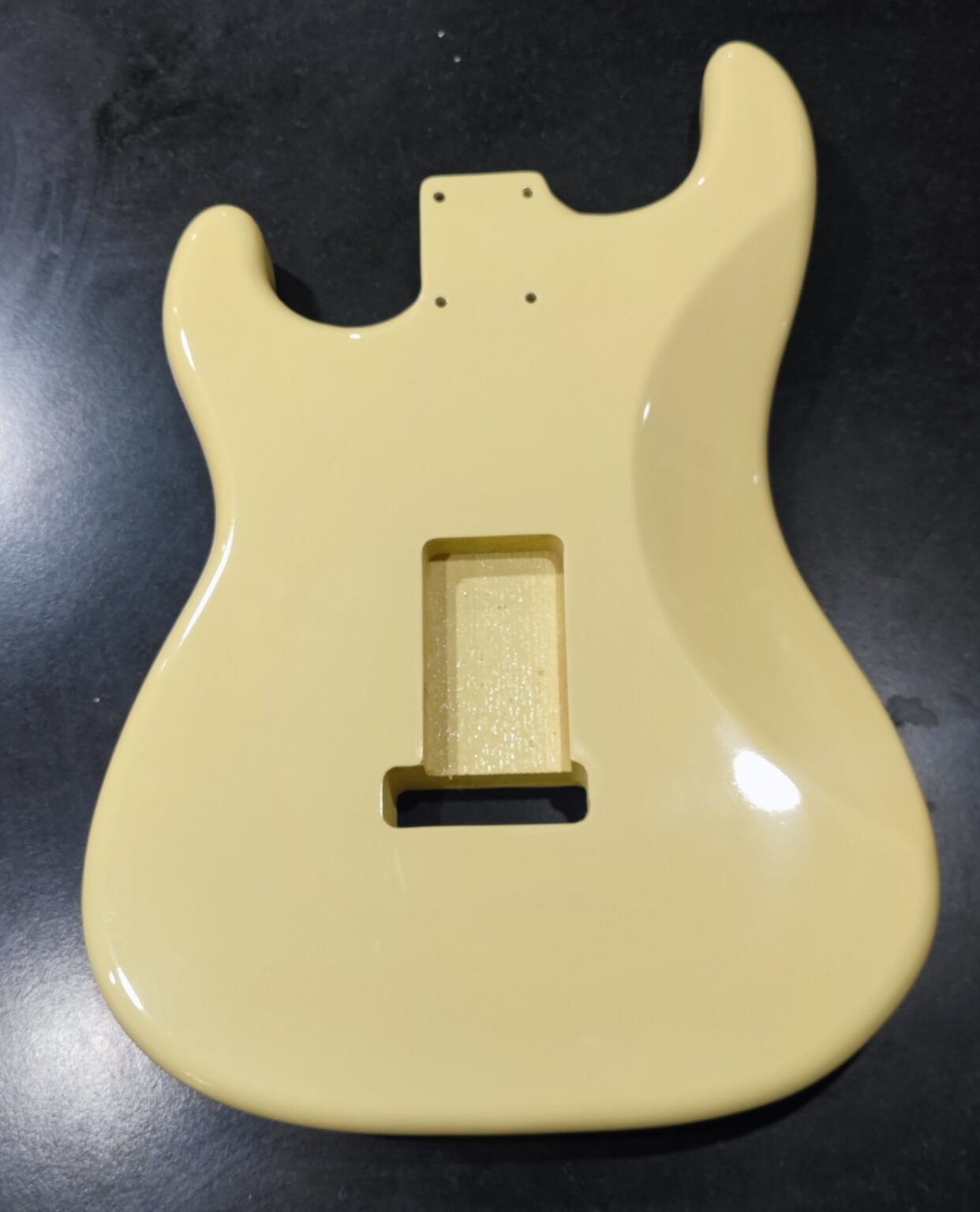VINTAGE WHITE Ash Strat Body - Mr Fabulous Guitars - Mr Fabulous Guitars